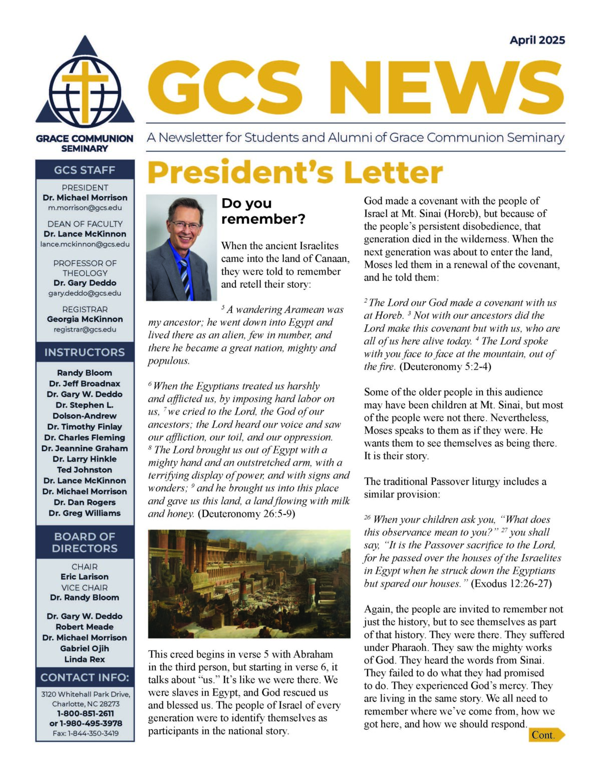 GCS Newsletter – GCI Equipper