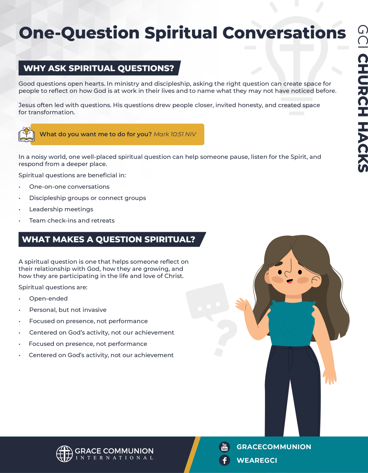 One-Question Spiritual Conversations – GCI Equipper